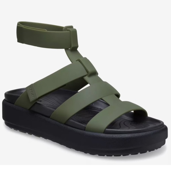 CROCS | Shoes | Crocs Brooklyn Luxe Gladiator Strappy Fisherman Sandal ...